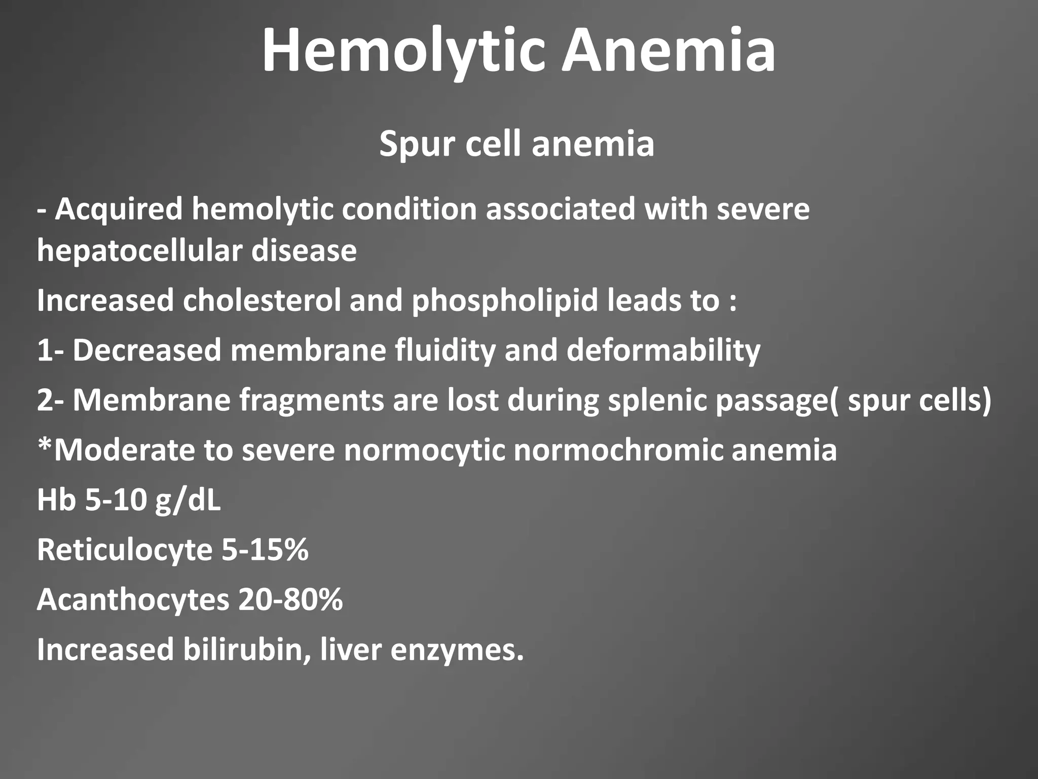Hemolytic anemia I | PPT