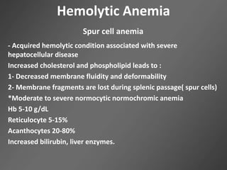 Hemolytic anemia I | PPTX