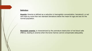 Approach to Hemolytic Anemia in Children.pptx