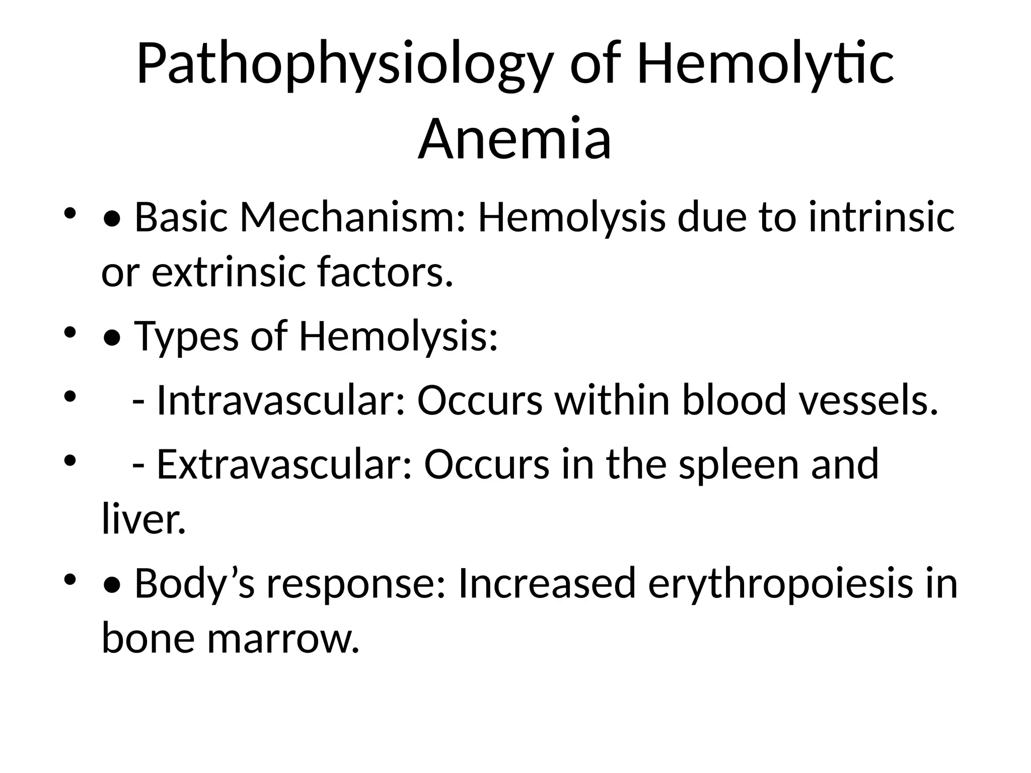 Hemolytic Anemia Presentation Updated V2 Pptx