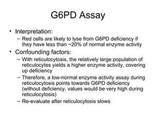 Hemolytic anemias | PPT