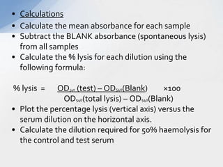 Hemolytic assays | PPTX