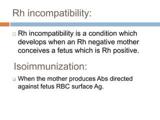 hemolytic disease of newborn | PPTX