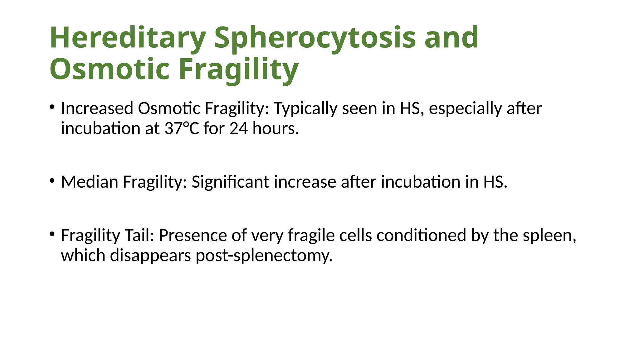 Hemolytic disorders due to Inherited abnormalities in Red cell ...