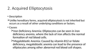 Hemolytic disorders due to Inherited abnormalities in Red cell ...