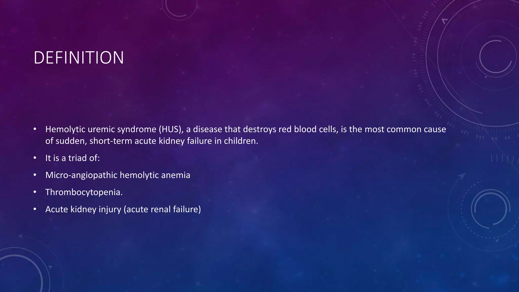 Hemolytic uremic syndrome | PPTX