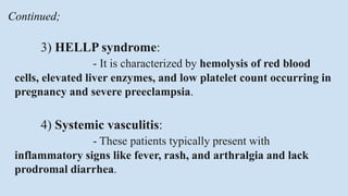 Hemolytic uremic syndrome | PPTX