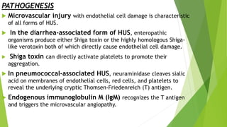 Hemolytic uremic syndrome | PPTX | Digestive Disorders | Diseases and ...