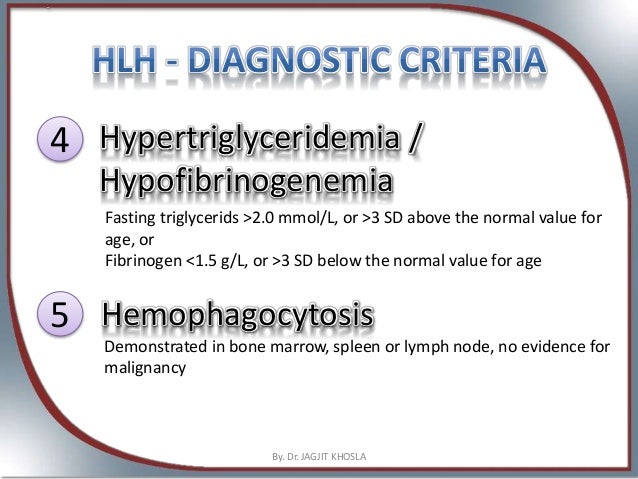 Hemophagocytic lymphohistiocytosis