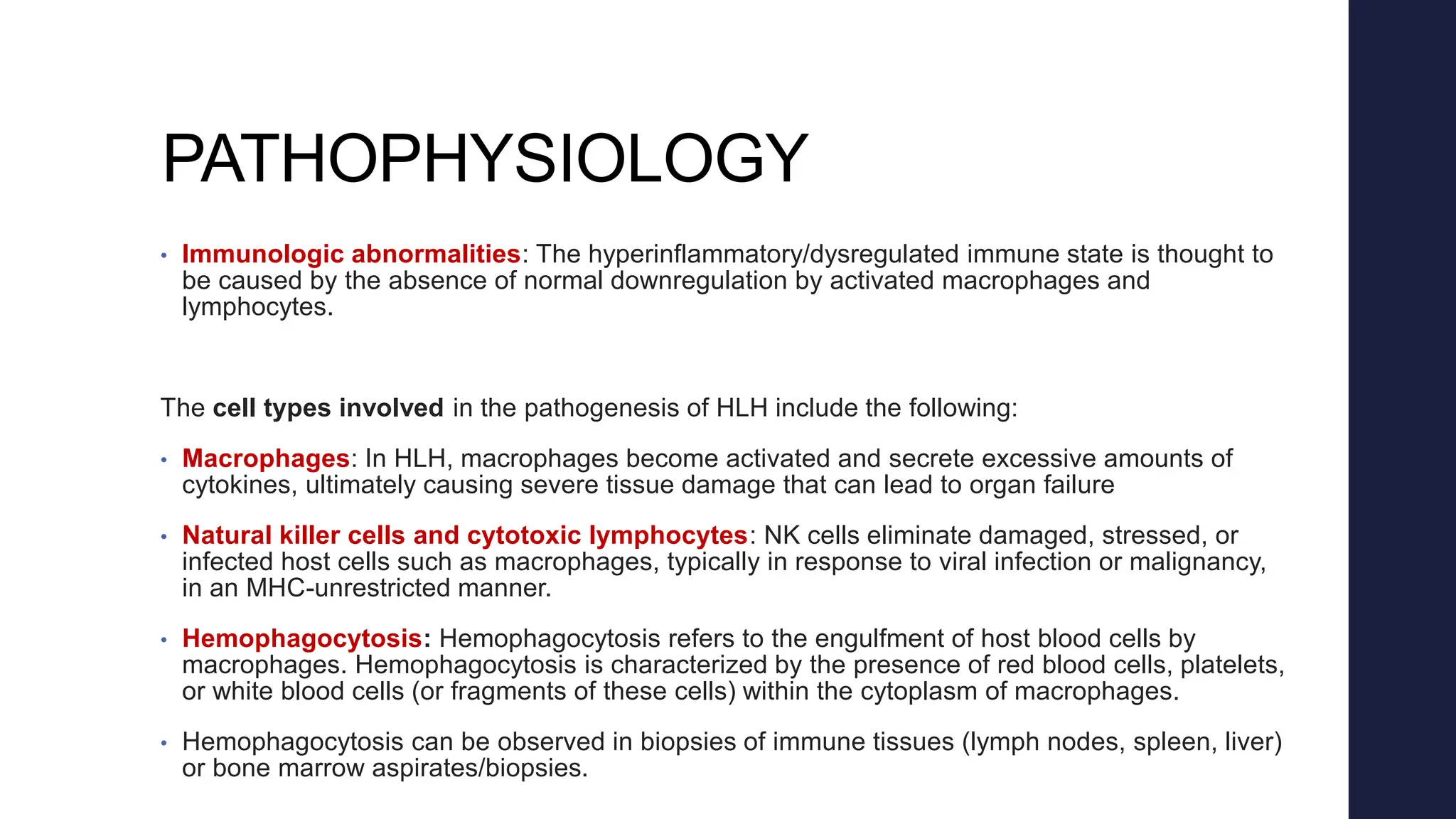Hemophagocytic Lymphohistiocytosis (HLH) | PPTX