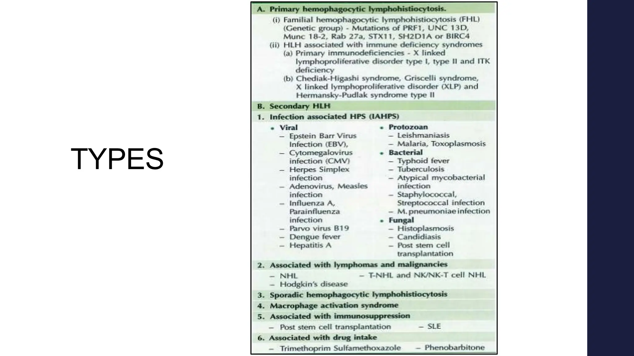 Hemophagocytic Lymphohistiocytosis (HLH) | PPTX