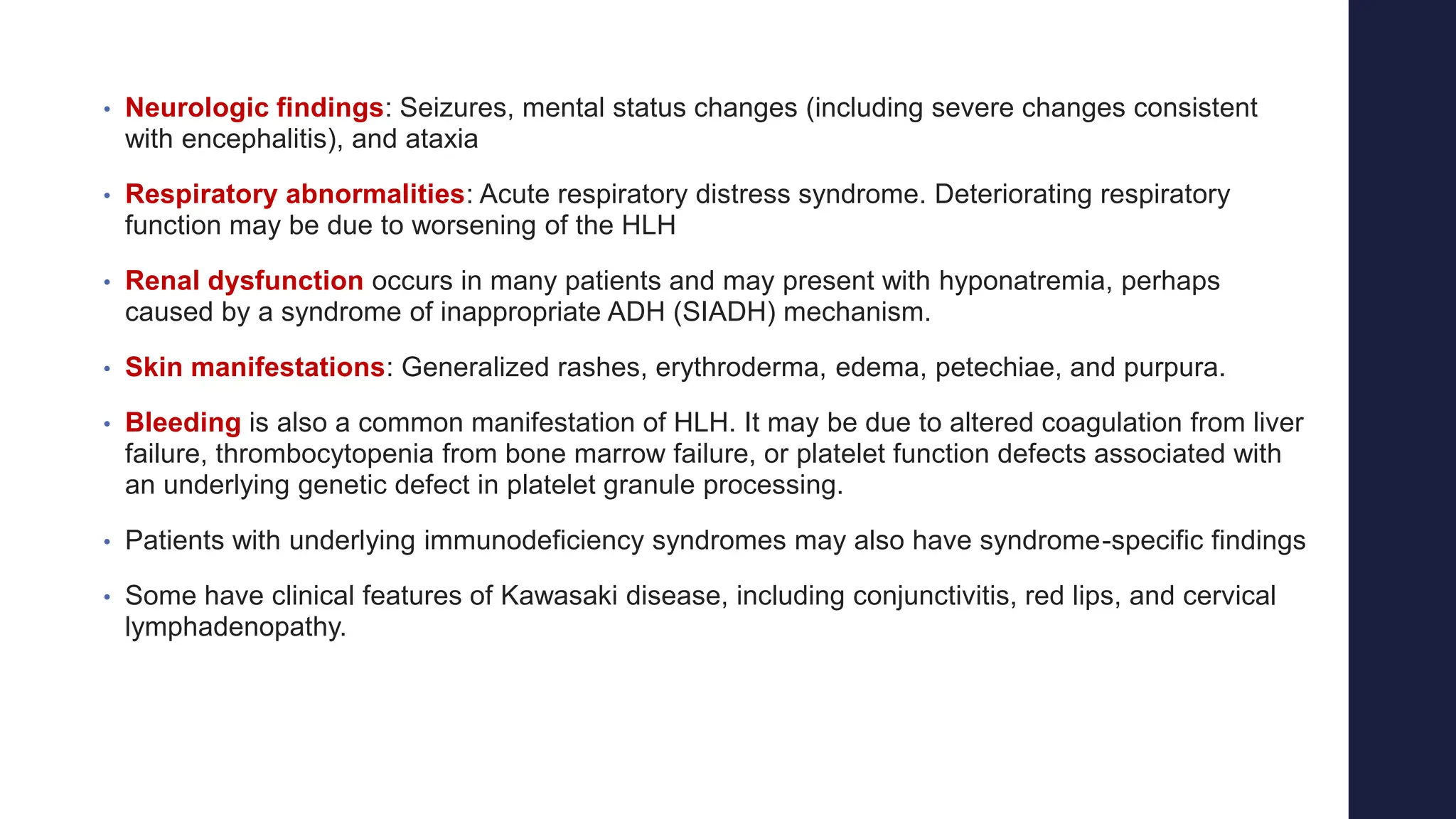 Hemophagocytic Lymphohistiocytosis (HLH) | PPTX