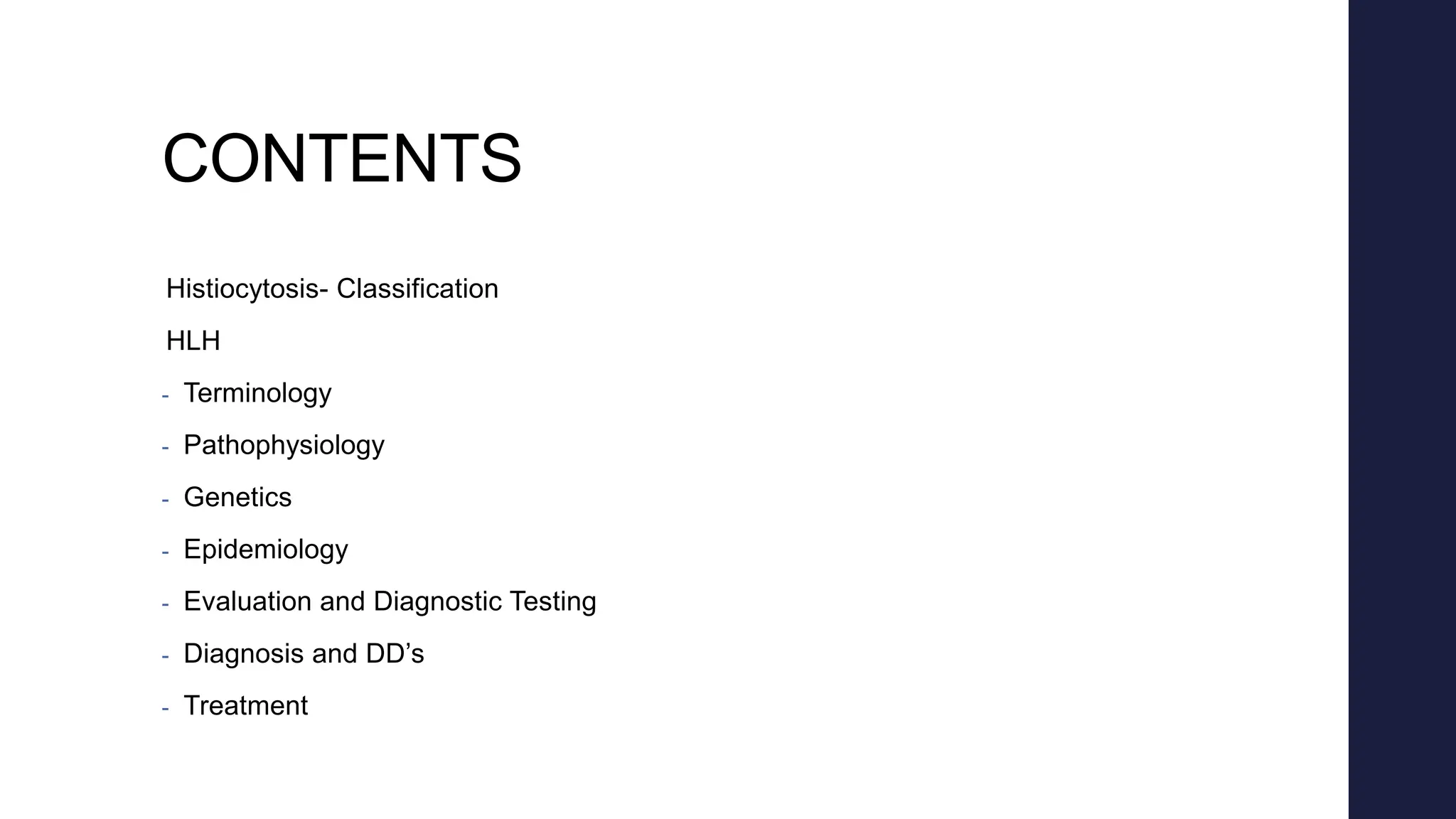 Hemophagocytic Lymphohistiocytosis (HLH) | PPTX