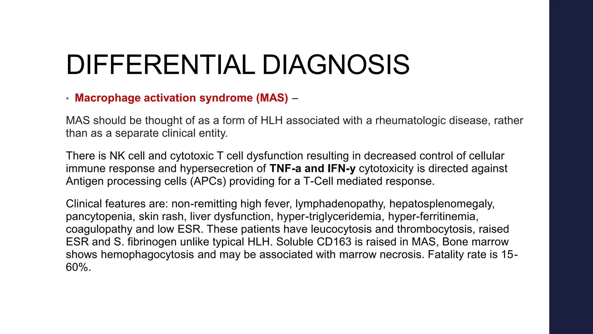 Hemophagocytic Lymphohistiocytosis (HLH) | PPTX