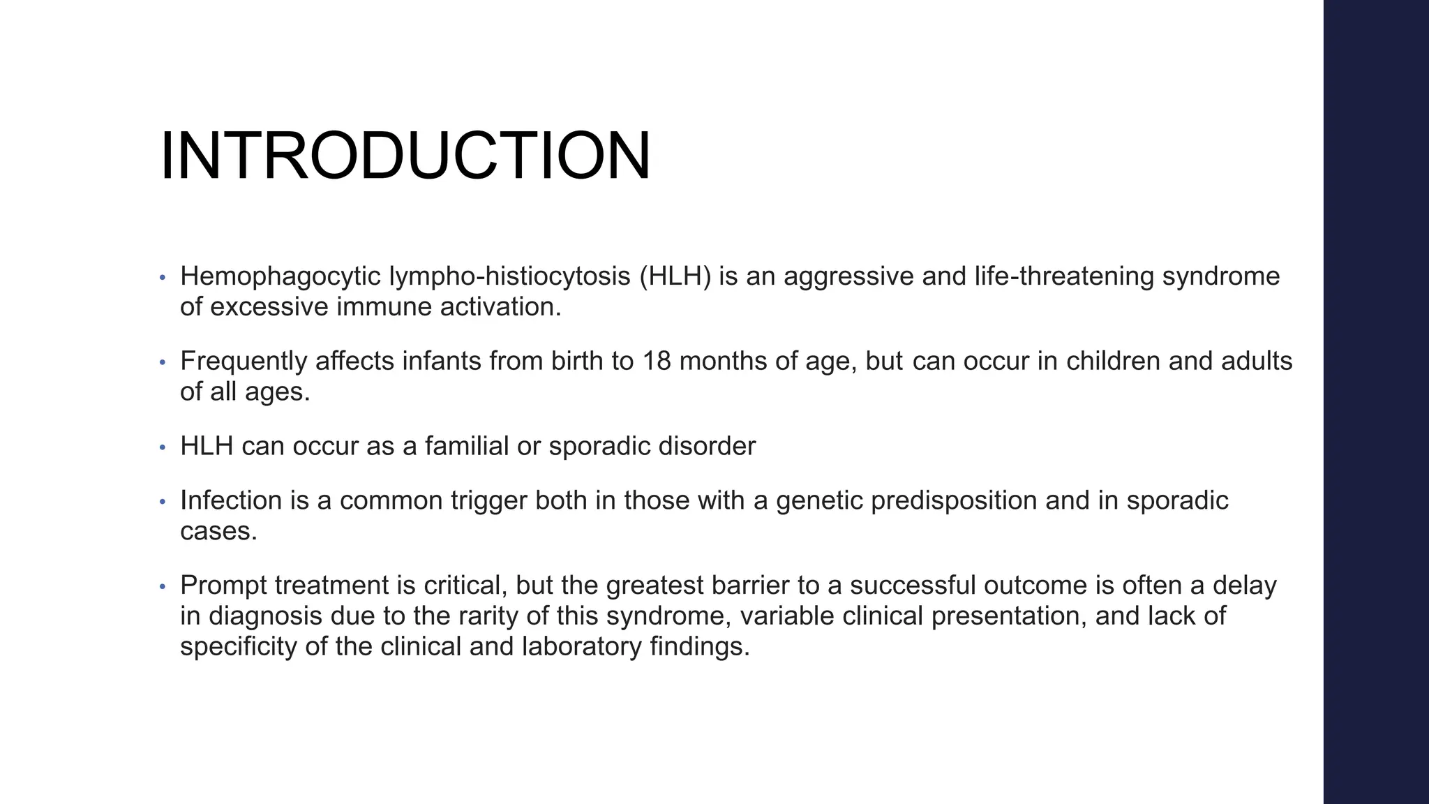 Hemophagocytic Lymphohistiocytosis (HLH) | PPTX