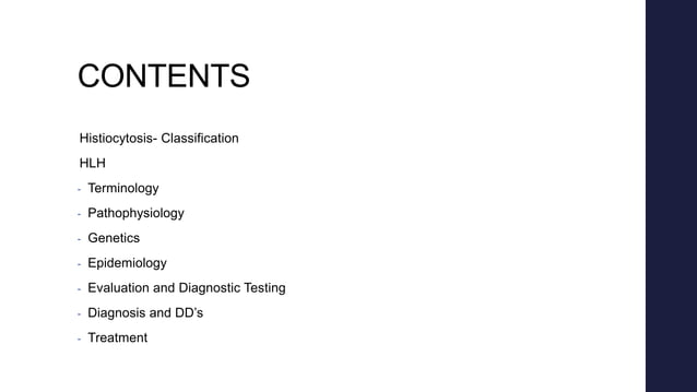 Hemophagocytic Lymphohistiocytosis (HLH) | PPTX