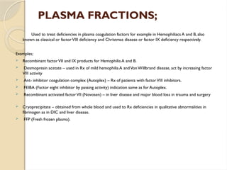 HEMO PHARM.pptx............................. | PPT | Free Download