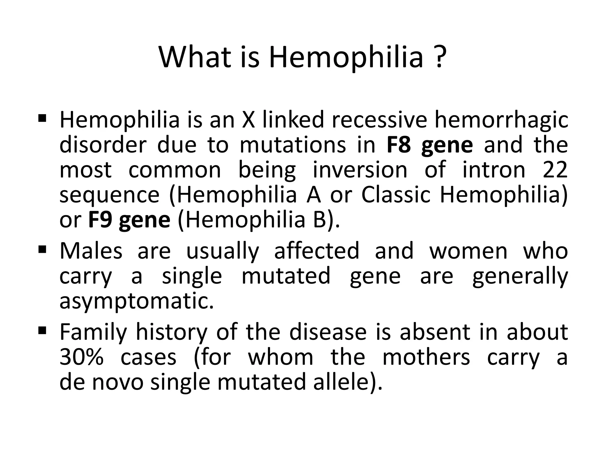 Hemophila | PPTX