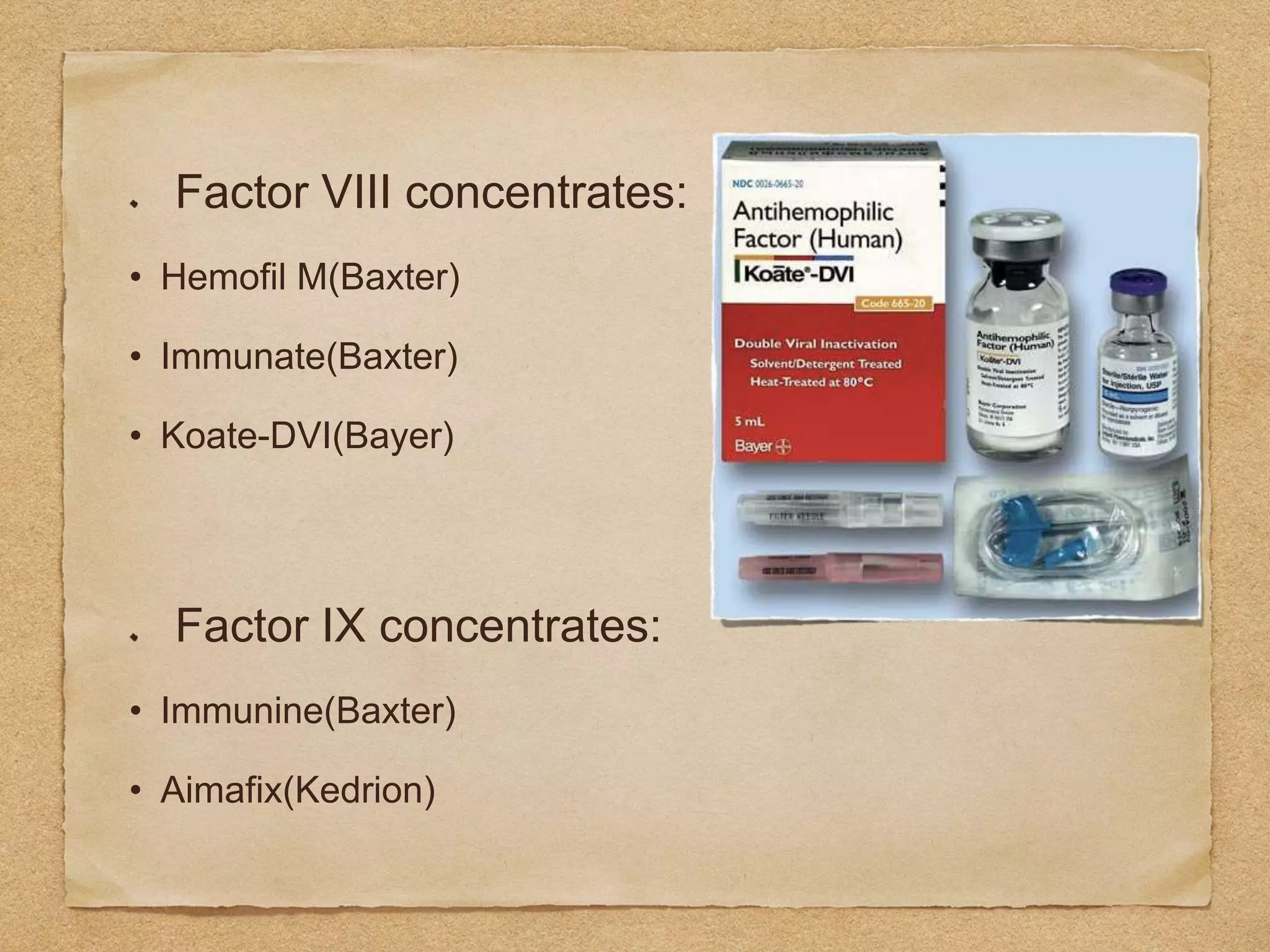 Paediatric Hemophilia | PPTX