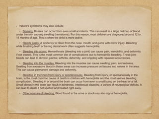 Paediatric Hemophilia | PPT