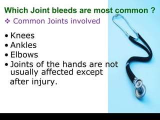 Hemophilia and physiotherapy | PPTX