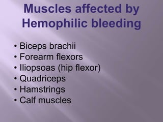 Hemophilia and physiotherapy | PPTX