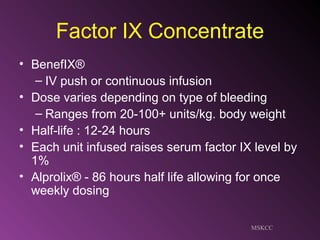Hemophilia fellow talk2014 | PPT | Blood Disorders | Diseases and ...