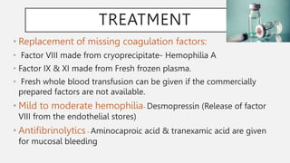 HEMOPHILIA : introduction, definition,etiology, pathophysiology ...