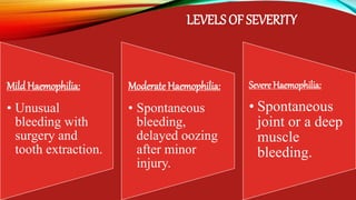 Hemophilia ppt | PPTX