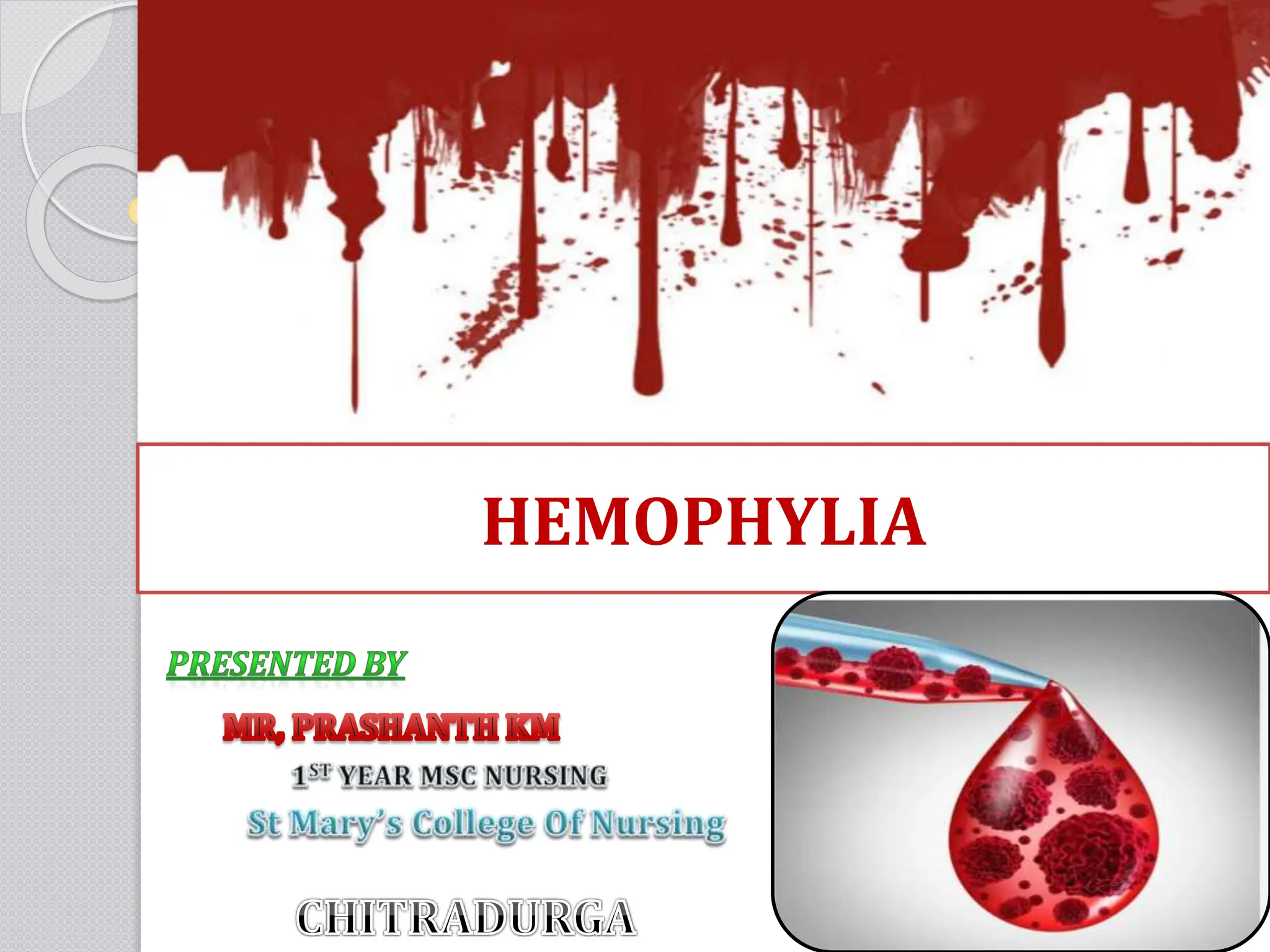 hemophilia P P T.pptx presentation...... | PPTX