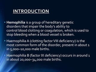 Hemophilia | PPTX