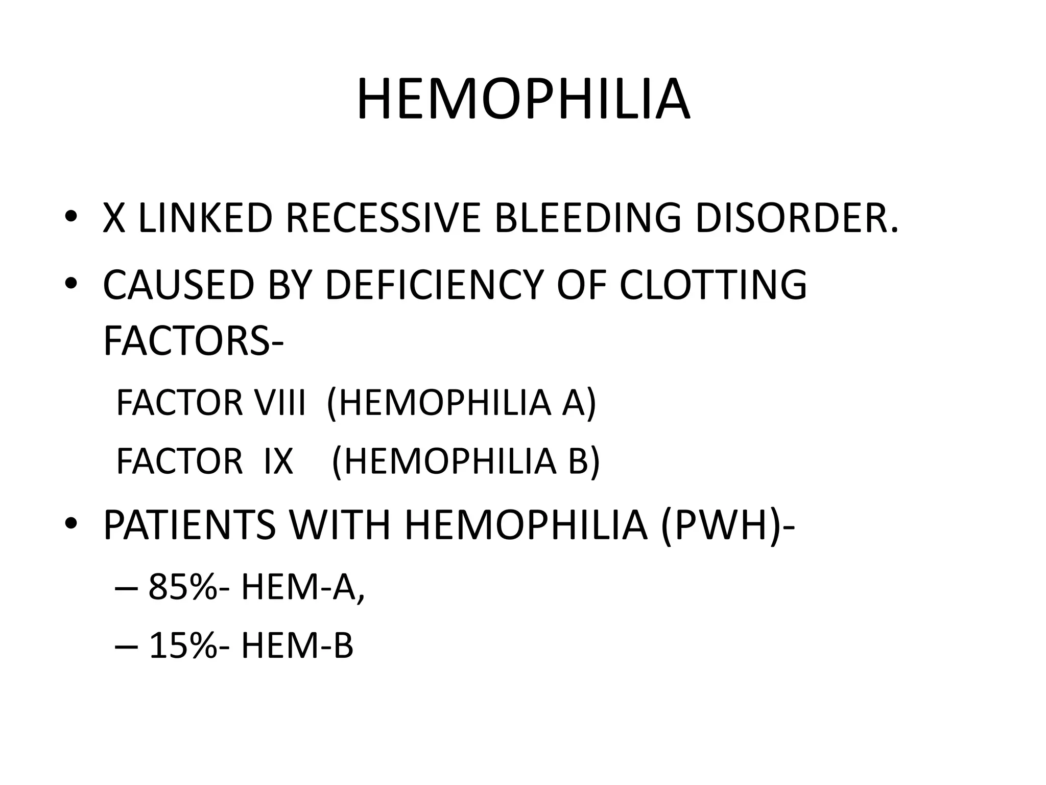 Hemophilic arthropathy | PPTX