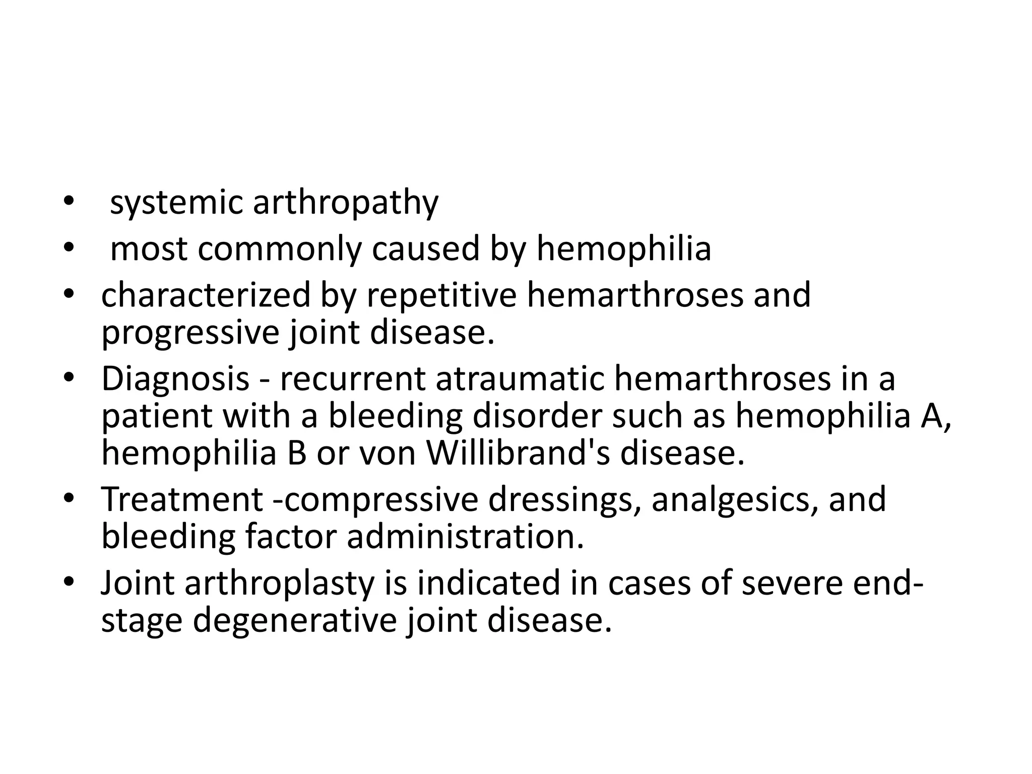 HEMOPHILIC ARTHROPATHY.pptx