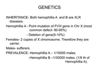 Hemophillia | PPTX