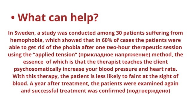 Hemophobia presentation from my students | PDF | Blood Disorders ...