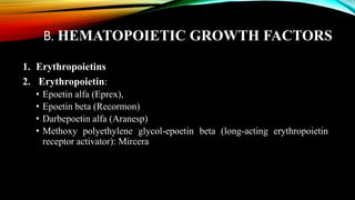 Hemopoeitics and Heamatinics | PPTX