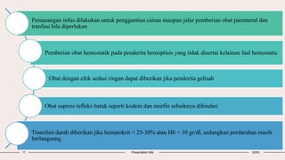 Hemoptisis grade 2 et causa TB relaps paru .pptx
