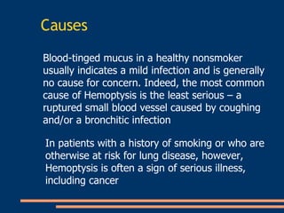 Hemoptysis | PPT