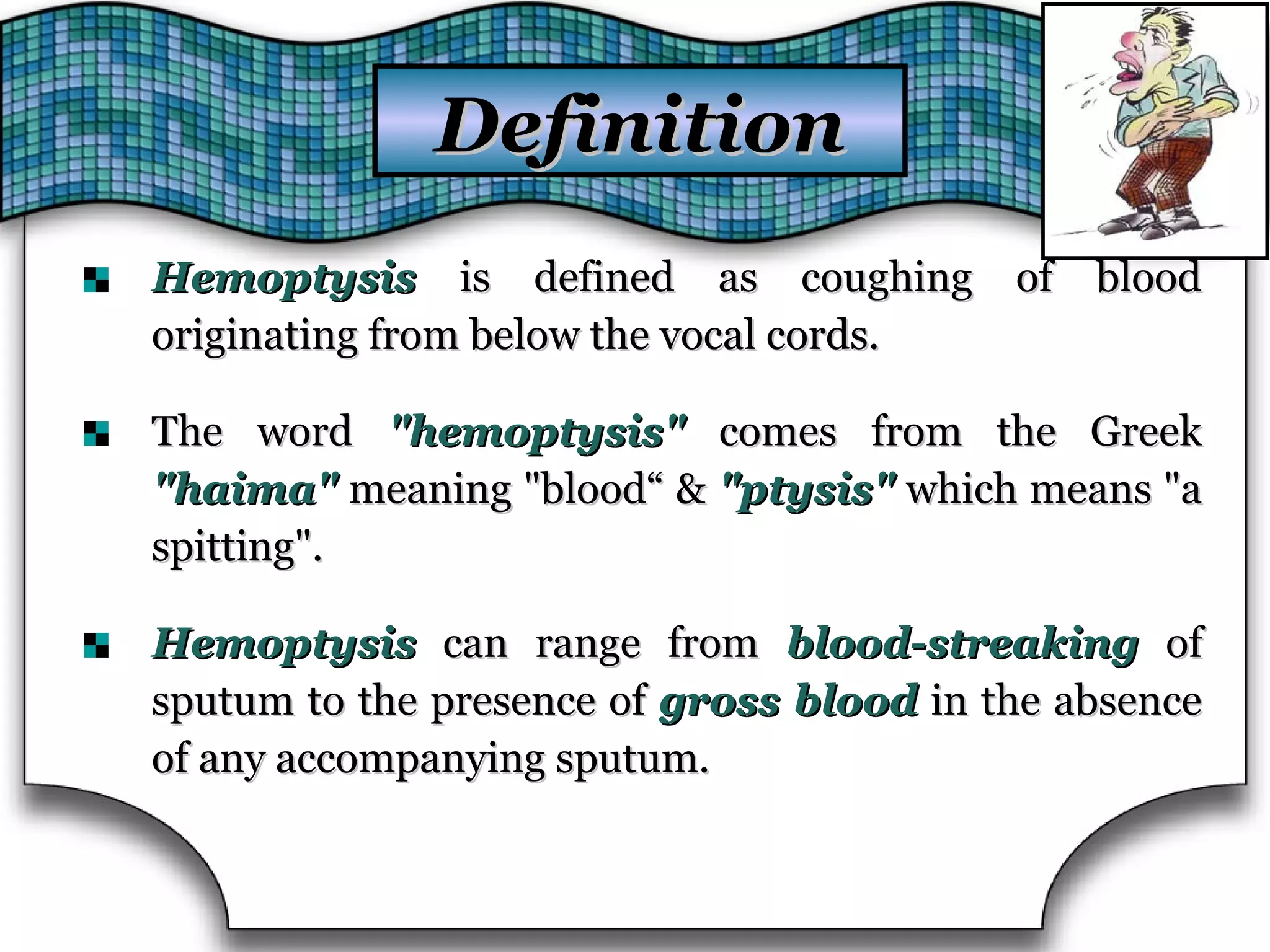 Hemoptysis | PPT
