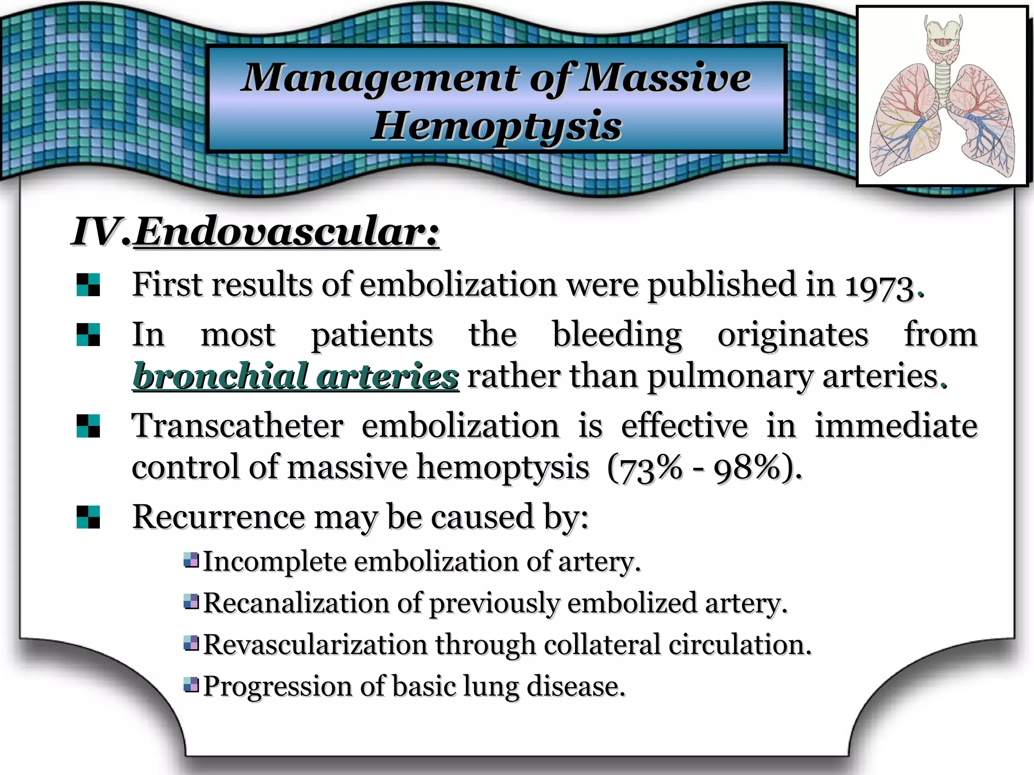 Hemoptysis | PPT
