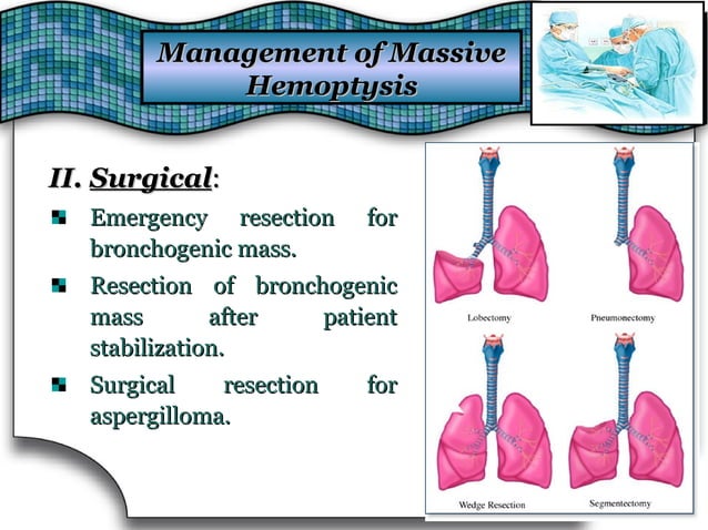 Hemoptysis | PPT | Blood Disorders | Diseases and Conditions