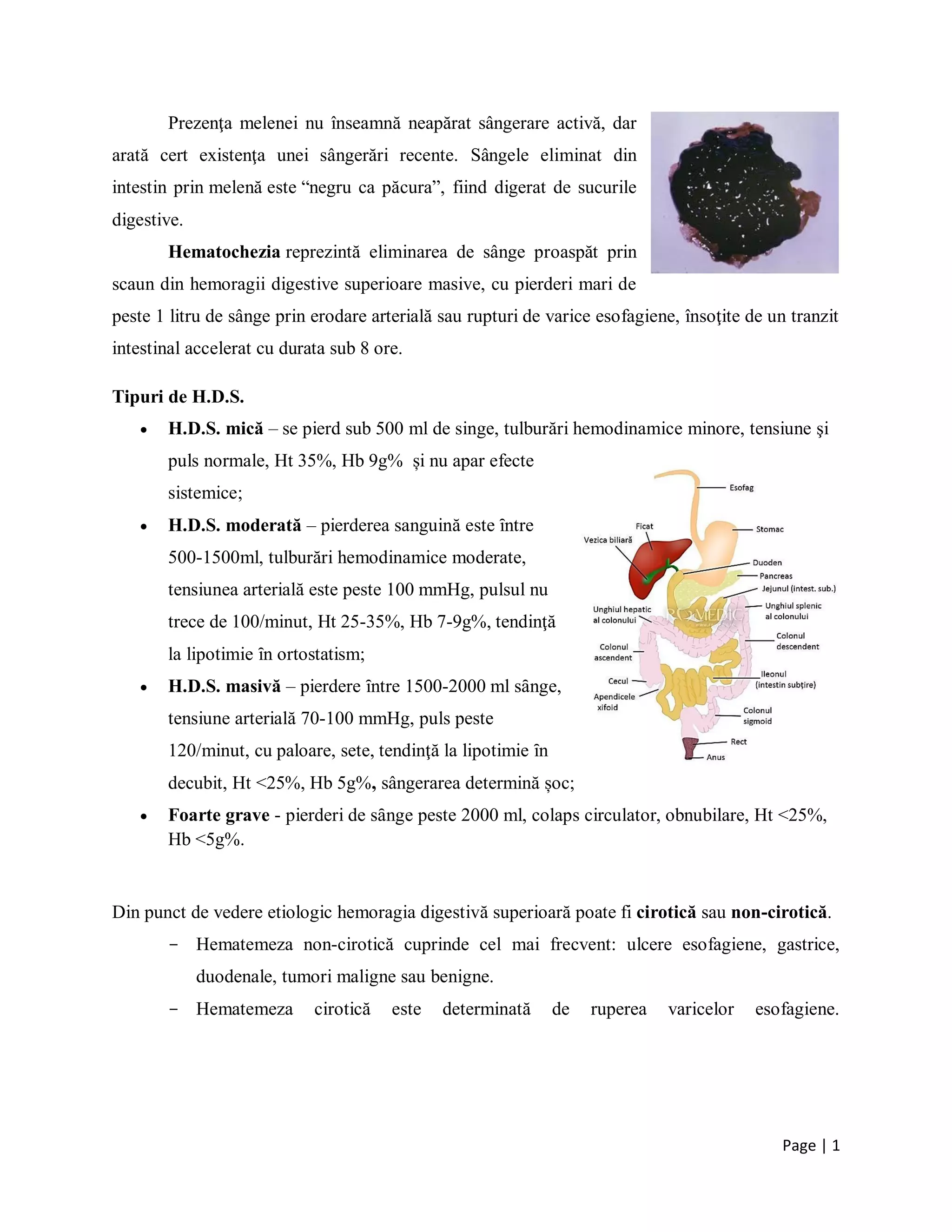 Hemoragiile digestive superioare | PDF