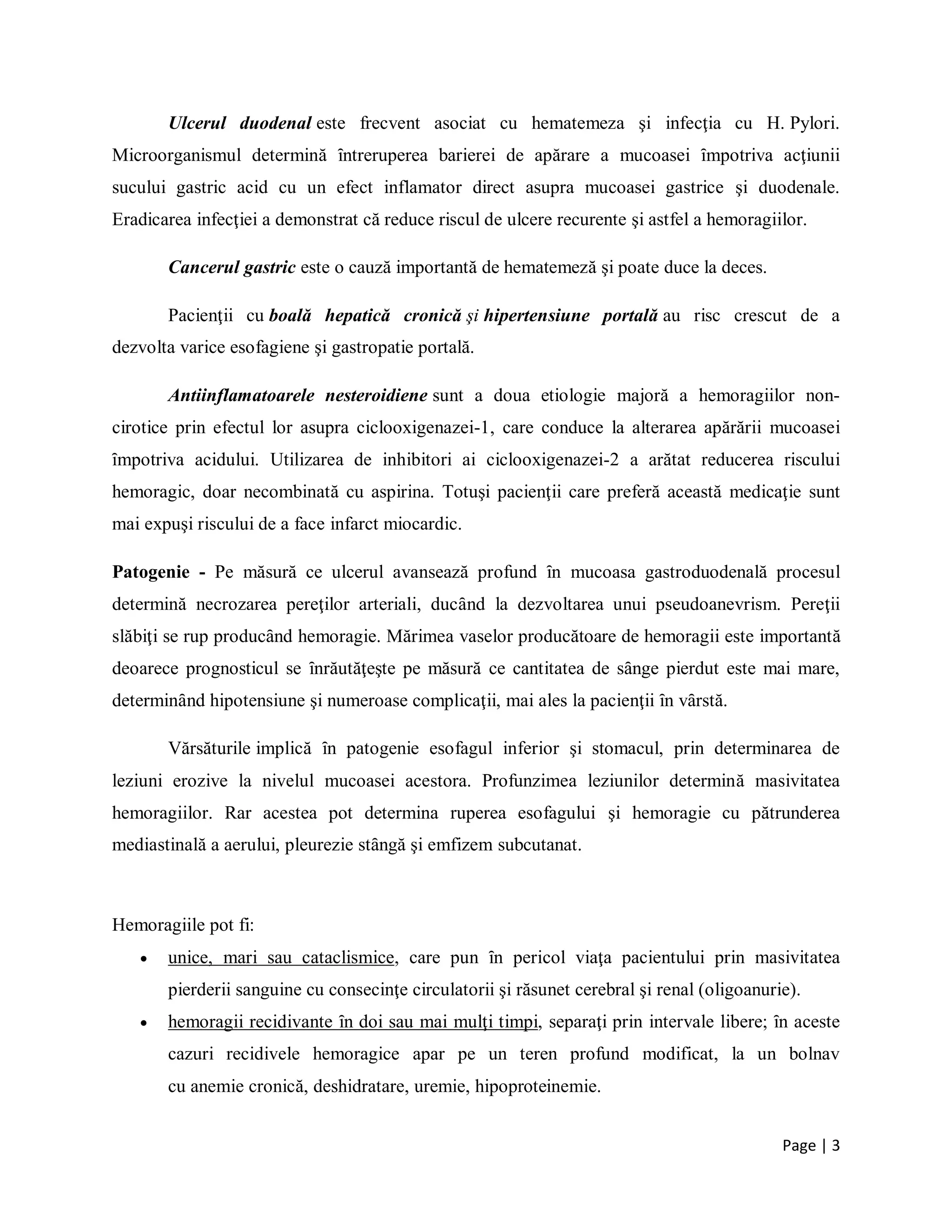 Hemoragiile digestive superioare | PDF