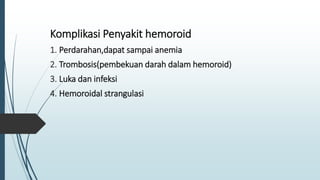 Hemoroid | PPTX