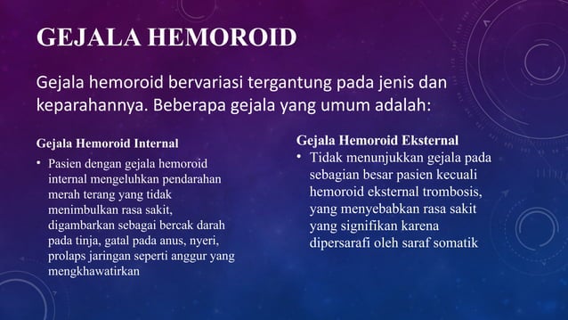 Asuhan keperawatan pada pasien hemoroidd | PPT