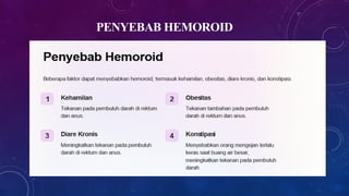 Asuhan keperawatan pada pasien hemoroidd | PPT