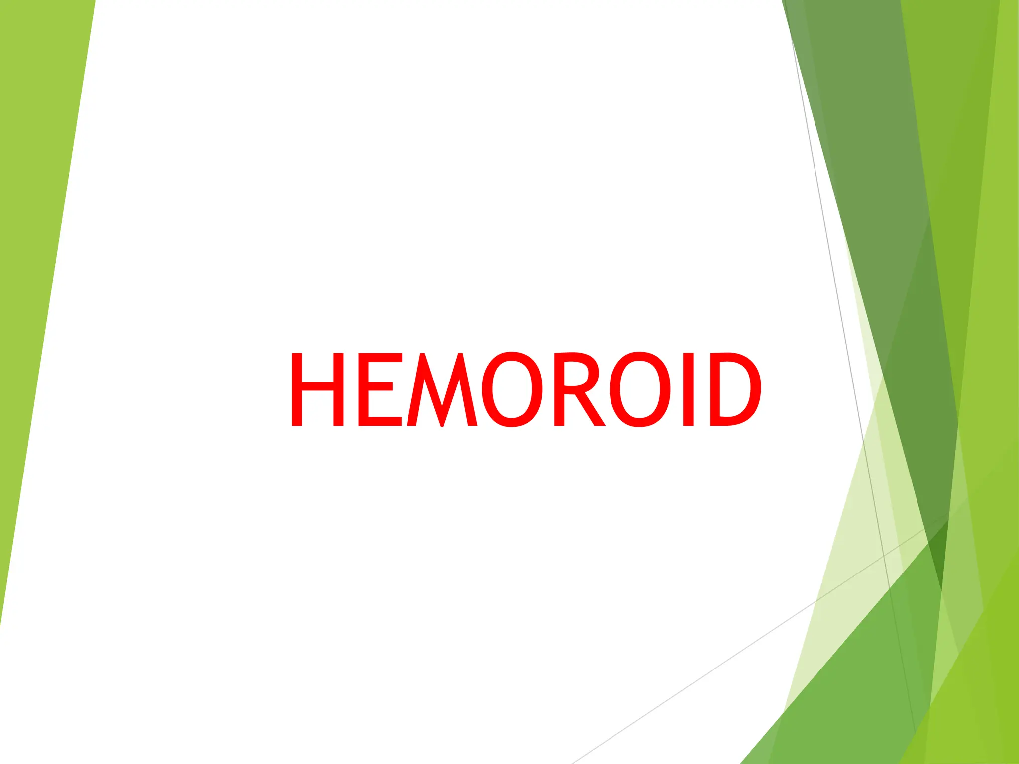 MACAM-MACAM HEMOROID.PPT---------------- | PPT