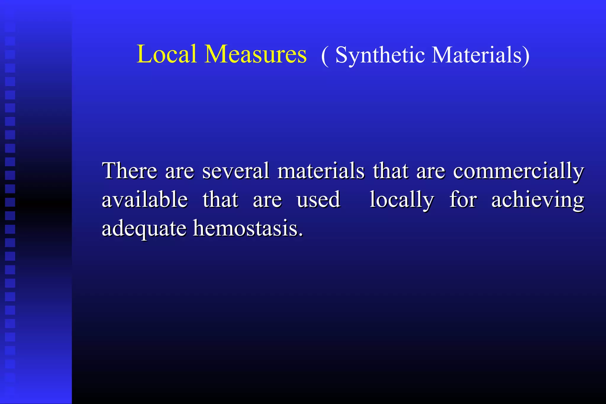 Hemorrage in oral surgery | PPT