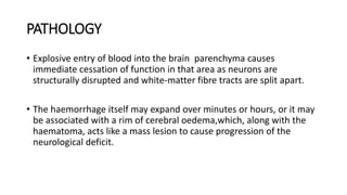HEMORRAGHIC STROKE | PPTX