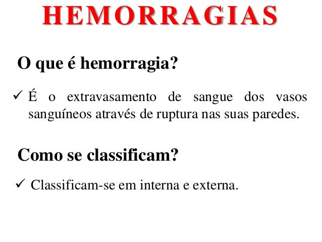 Hemorragia
